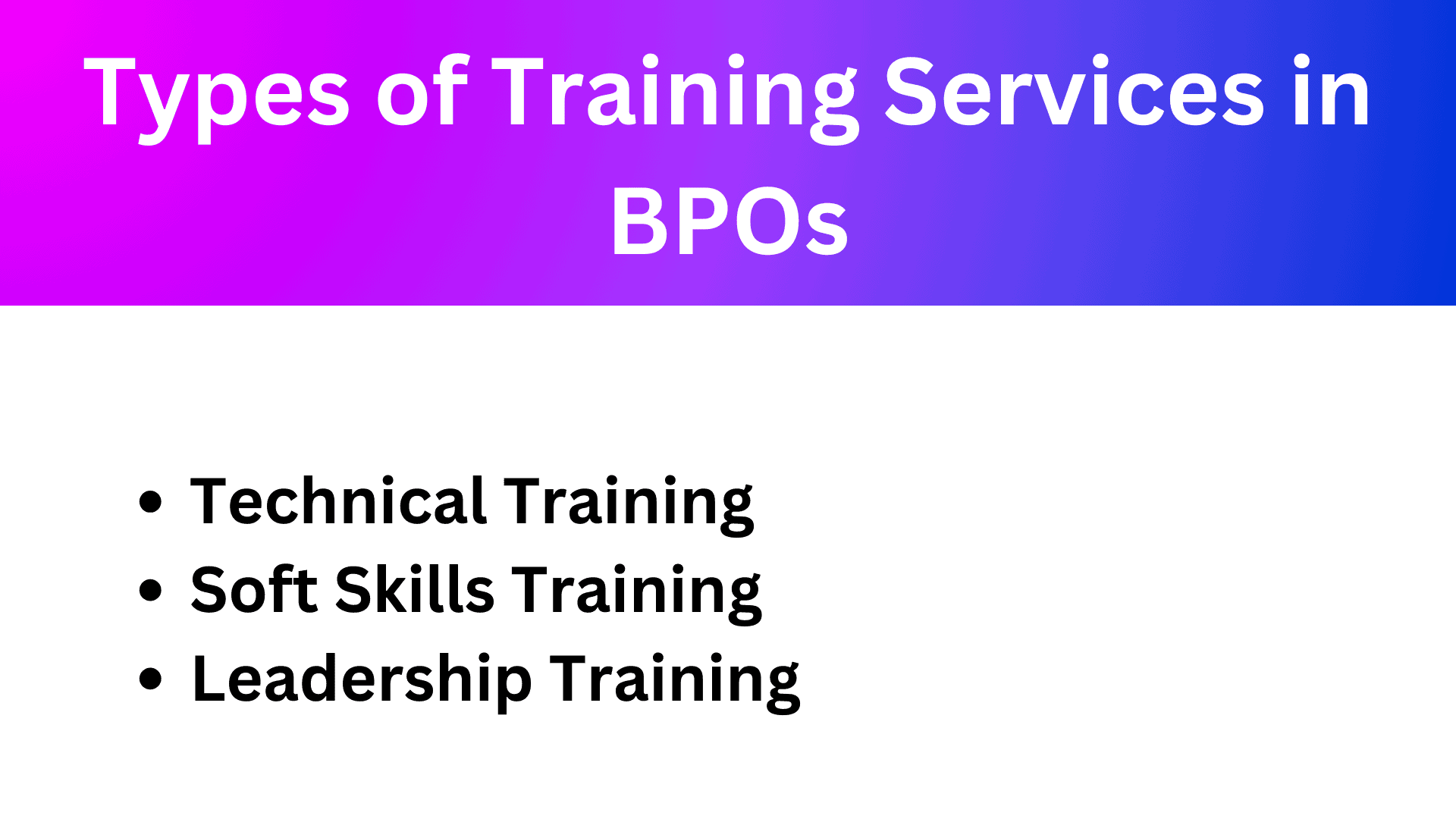 Unlock BPOs Offering Training Services: A Comprehensive Guide